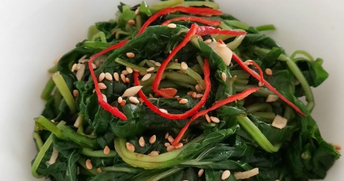 Resep Korean Spinach Side Dish /Sigeumchi Namul oleh Tan Liana Irawan ...