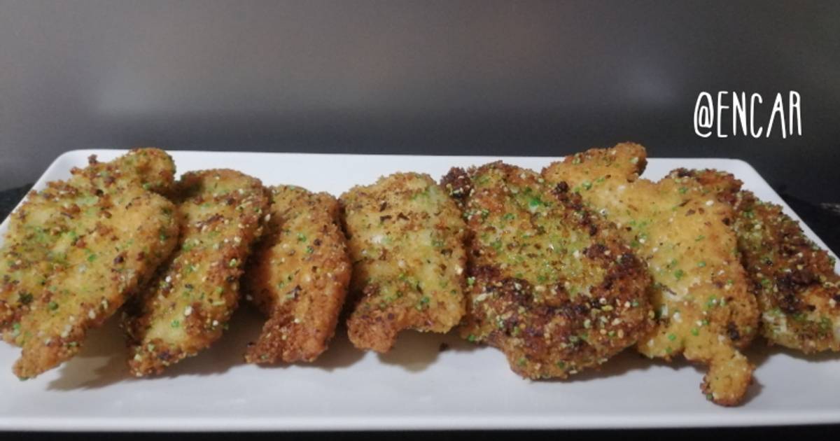 Pechugas de pollo rebozadas - 1.275 recetas caseras- Cookpad