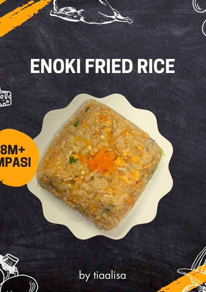 Resep Enoki Fried Rice (Nasi Goreng Enoki) : 8m+ MPASI oleh tia alisa ...