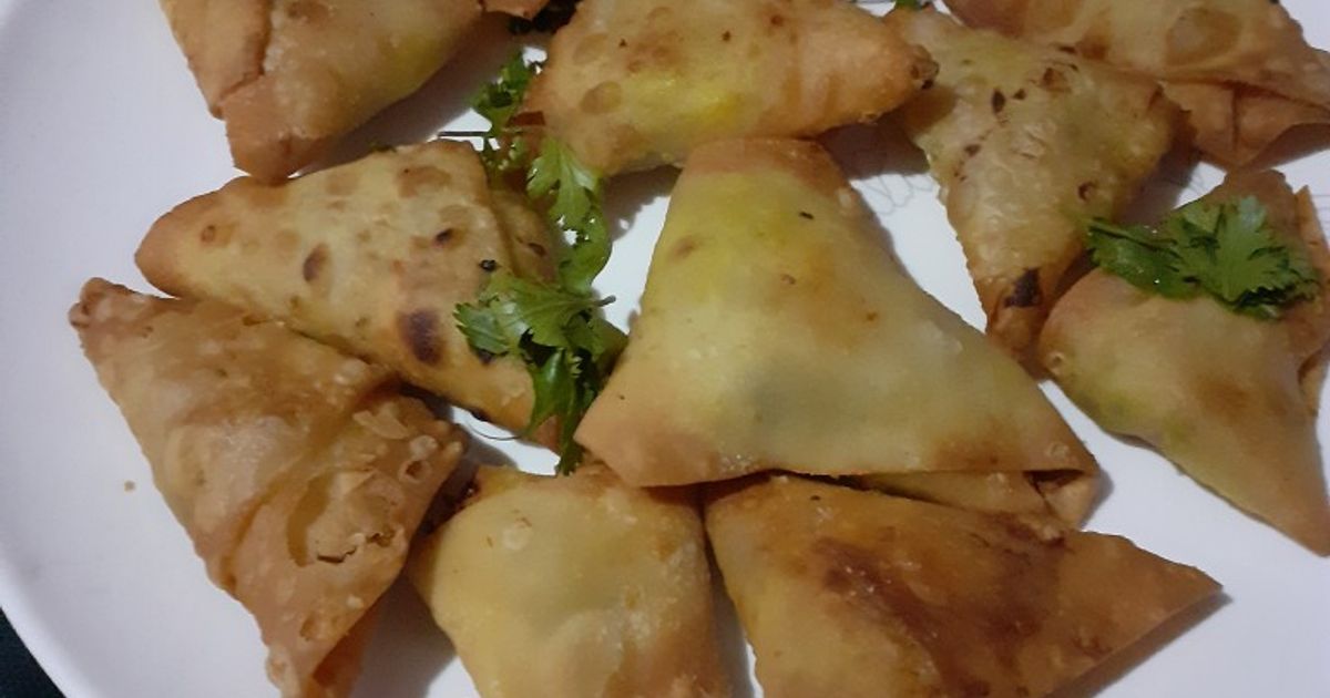 पट्टी समोसा (Patti Samosa Recipe In Hindi) रेसिपी बनाने की विधि in ...