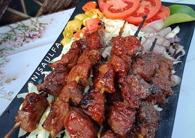 Resep Sate Sapi oleh Nisa Ulfa - Cookpad