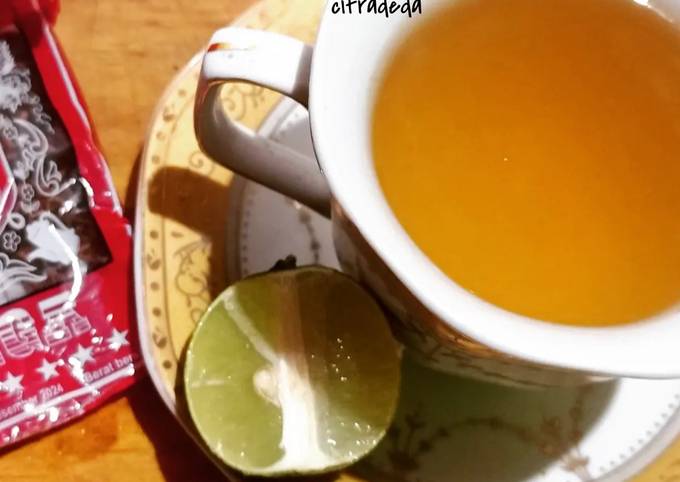Resep Lime Tea Gula Batu oleh citradeda - Cookpad