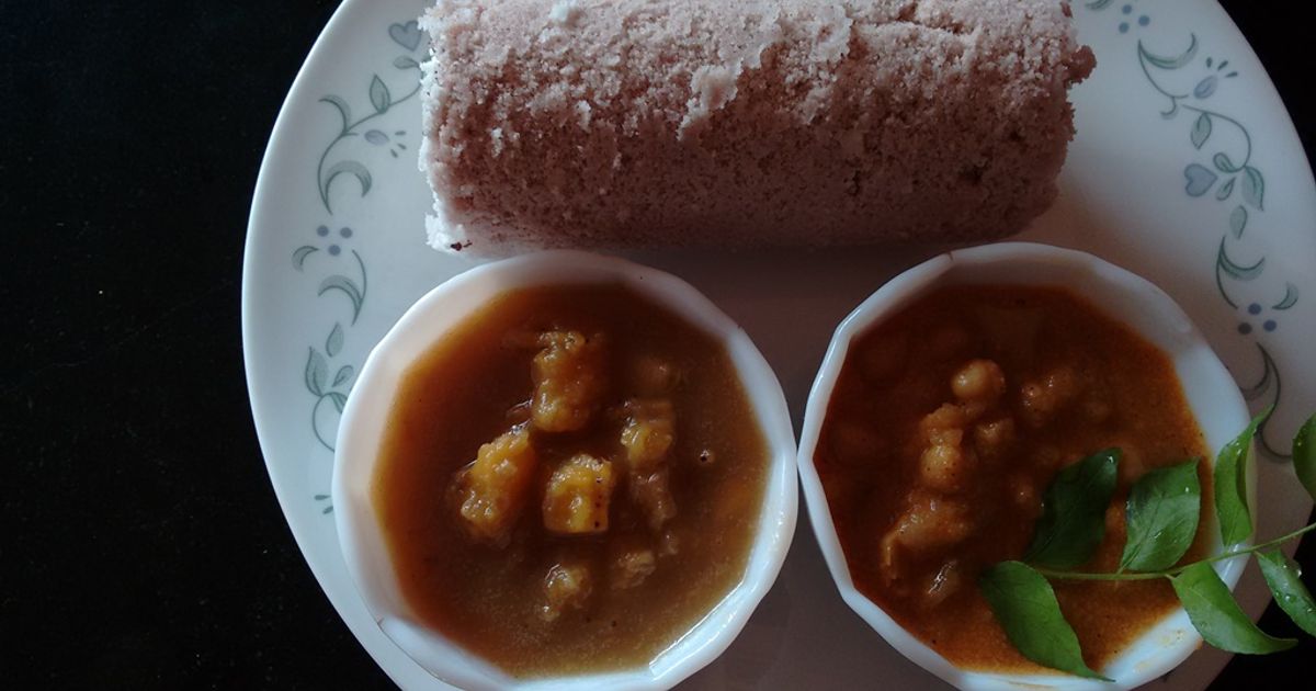 Puttu, Kadala Curry,& Chenda Murian Sweet Recipe by Girija Devi - Cookpad