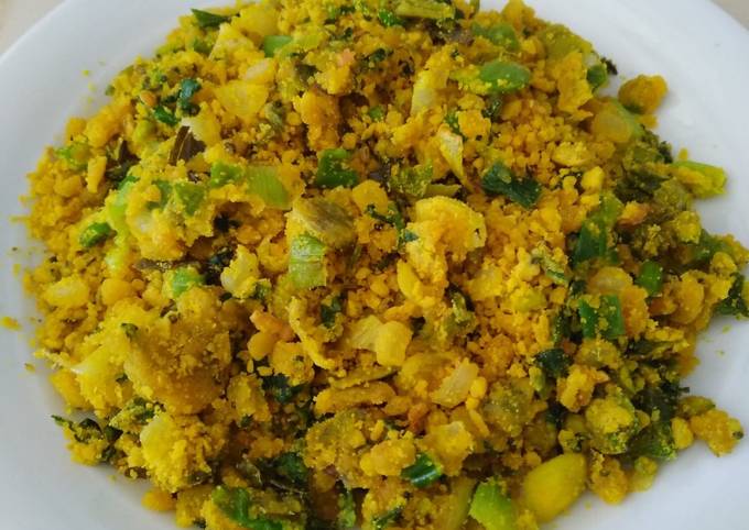 Zunaka (Maharashtra special) Recipe by Sharayu Tadkal Yawalkar - Cookpad