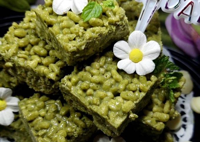 Resep Matcha Rice Crispy (672) oleh Susi Darmawan/IG @d_sus14 - Cookpad