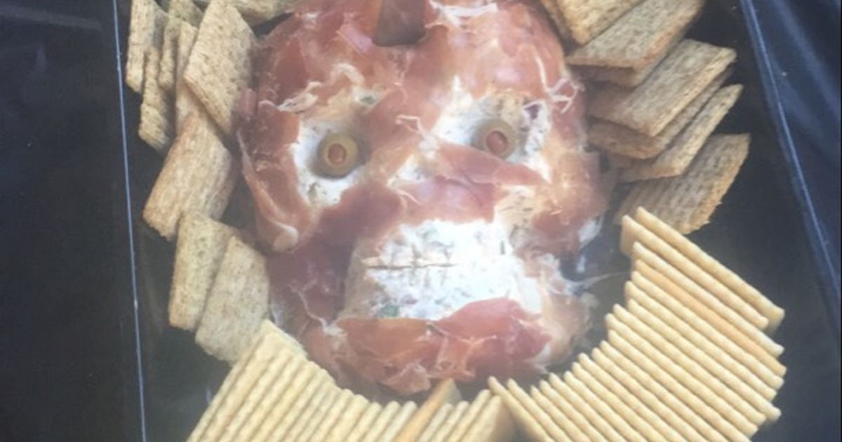 Skeleton Cheese Ball Recipe by Kayla Zold