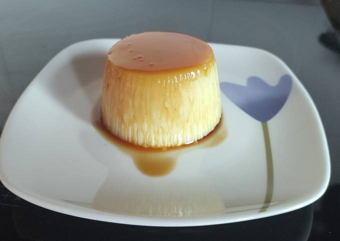 Flan de vainilla, sin huevo y sin horno, en Mambo Receta de Maribel ...