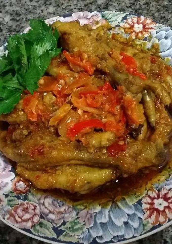 Resep Semur Ceker Tulang Lunak Sambal Bawang#PR_AnekaSemur oleh Bunda ...