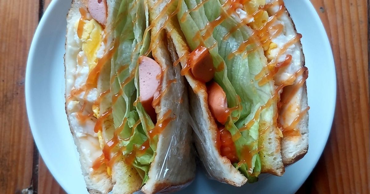 Resep sanwich selada rumahan enak dan mudah - Cookpad