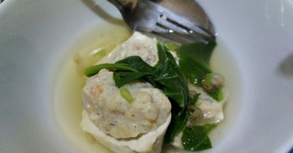 Resep tahu bakso udang sederhana rumahan enak dan mudah - Cookpad