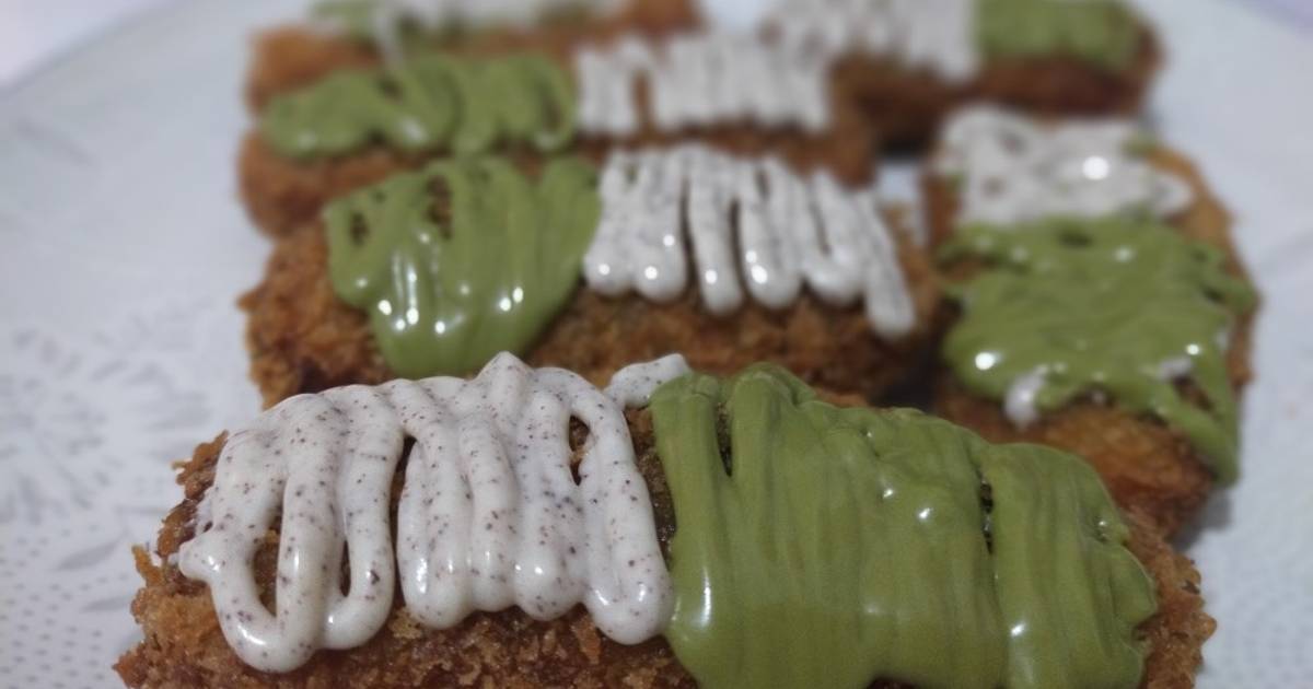 48 resep pisang crispy topping green tea enak dan mudah - Cookpad