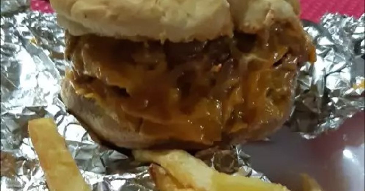 Hamburguesas Caseras Con Papas Fritas 🤤 Recipe by Sol Araujo