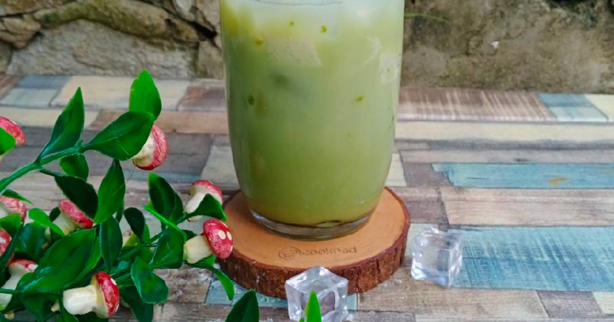 Resep Es Matcha Nata De Coco oleh Widjie Astuti - Cookpad