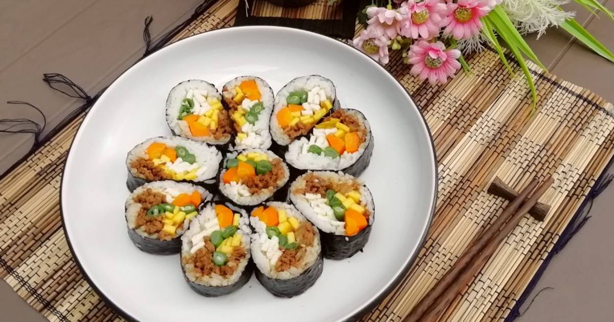 15 resep gimbab asli korea enak dan mudah - Cookpad