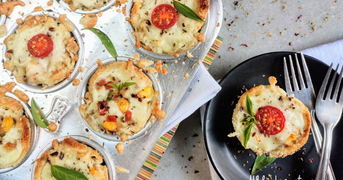 Baked Pasta Cups Recipe by Swati - Cookpad