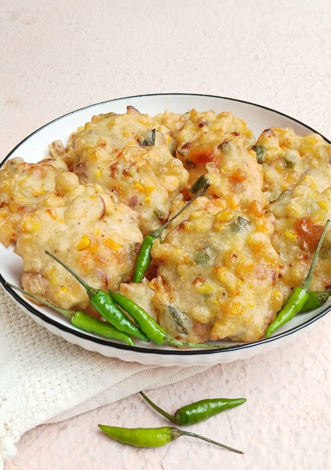 Resep Bakwan Jagung Tepung Instan oleh Erlina - Cookpad