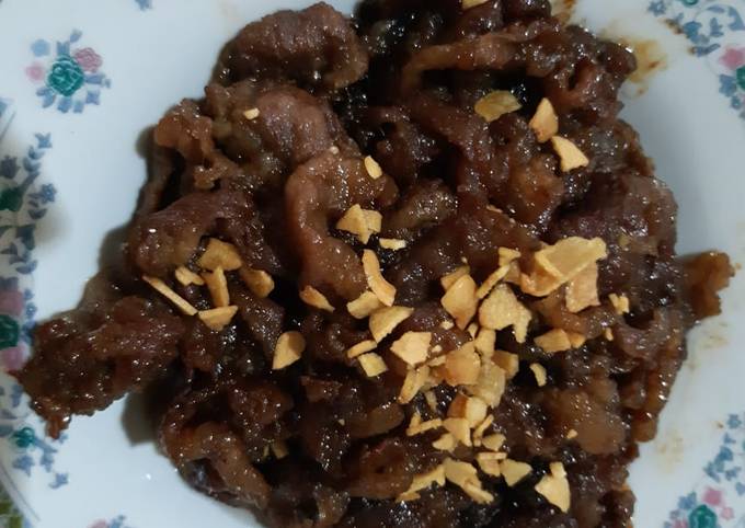 Resep Daging masak gyudon oleh Yovita Fangs - Cookpad