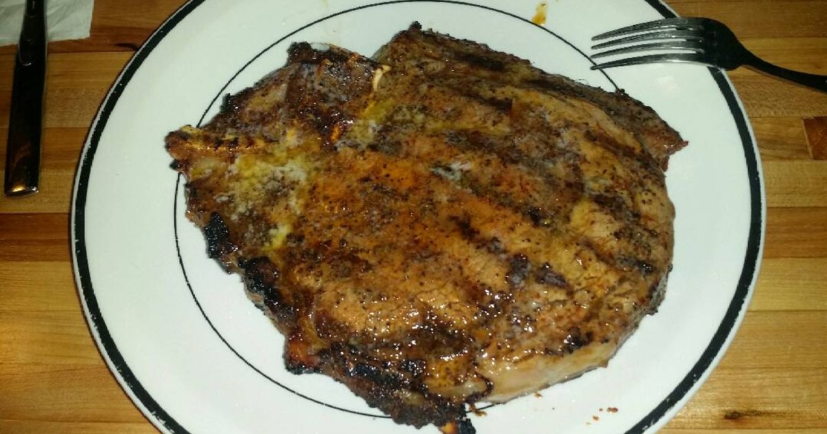 Grilled Ribeye Steak... Boom! Recipe by Benny Shaver