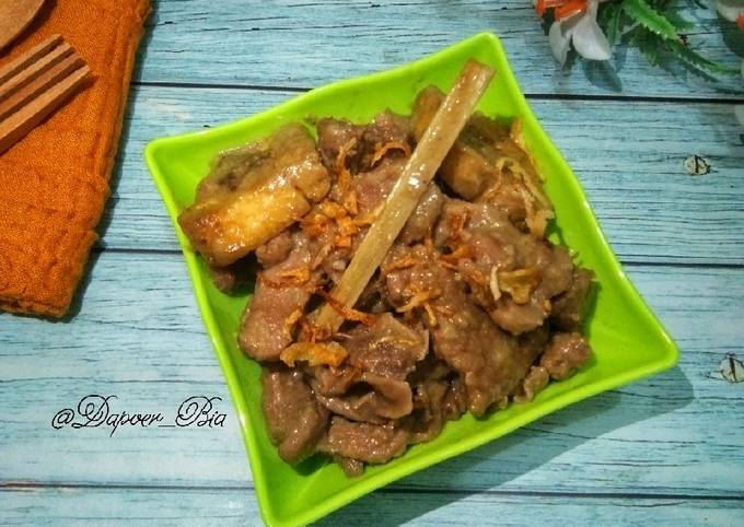 Resep Terik Daging Khas Solo oleh Dapoer_Bia - Cookpad