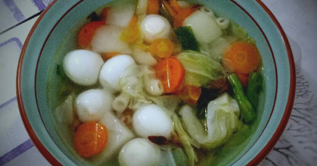 Resep Sayur Soup Bumbu Racik oleh Erika Damayanti "Cemilan Kakak Mika ...