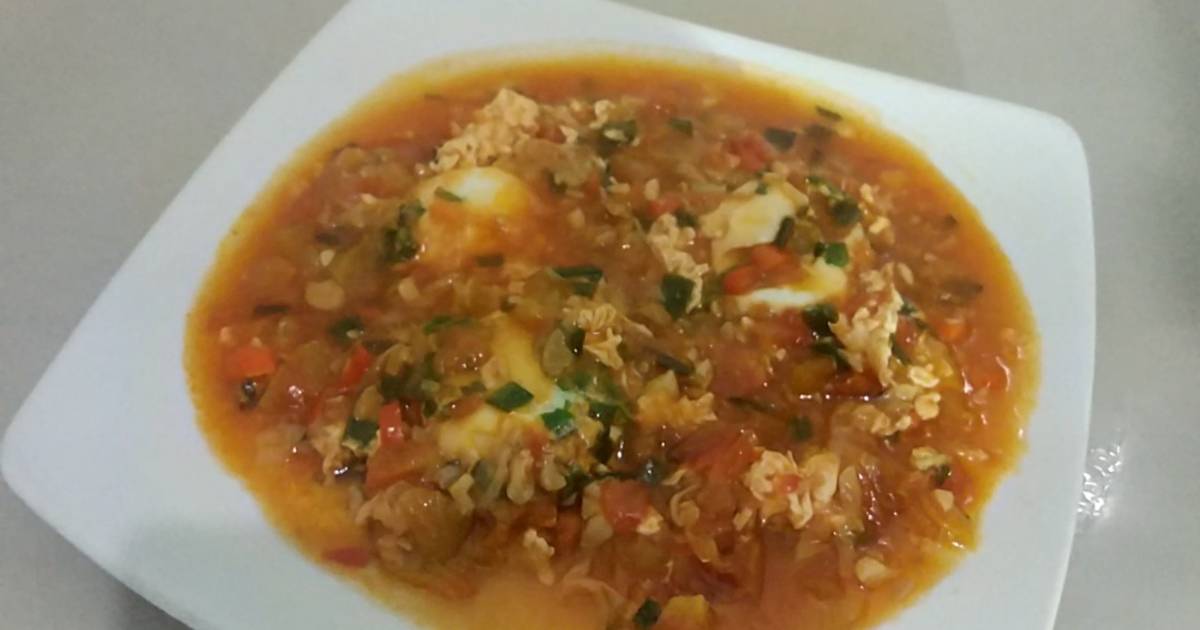 Resep Telur kuah tomat oleh Cerita Memasak - Cookpad