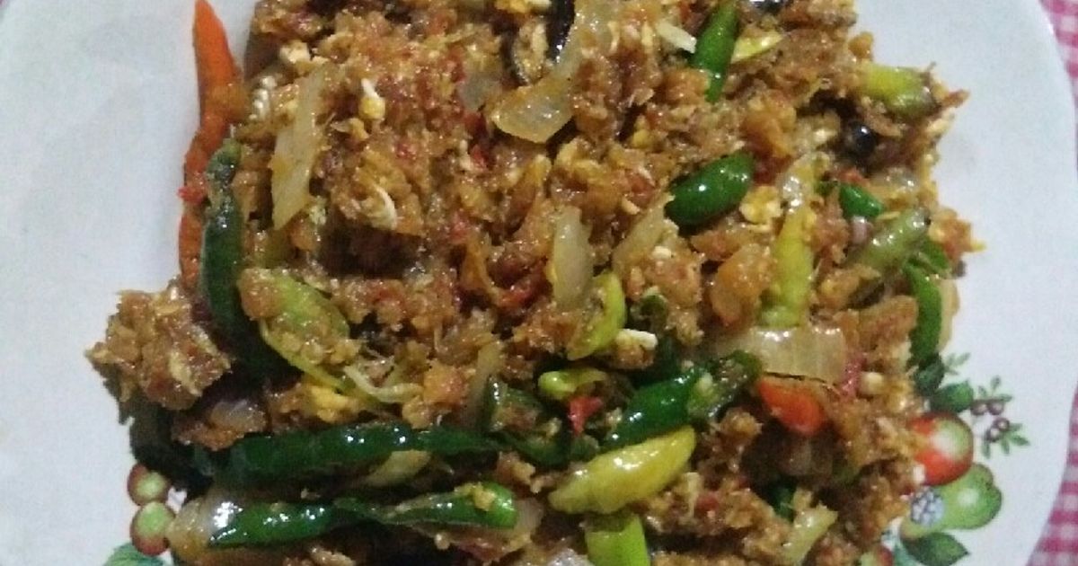 Resep Tumbuk Ikan Asin Cabe Ijo Modifikasi Ala Vivi oleh Nasywa ...