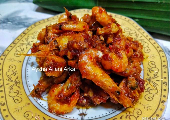 Resep Udang Tempe Sambel Gula Aren oleh Aysha Ailani Arka - Cookpad