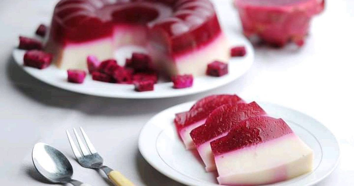 Resep Puding Merah Putih oleh Mandasari Ad'ha - Cookpad