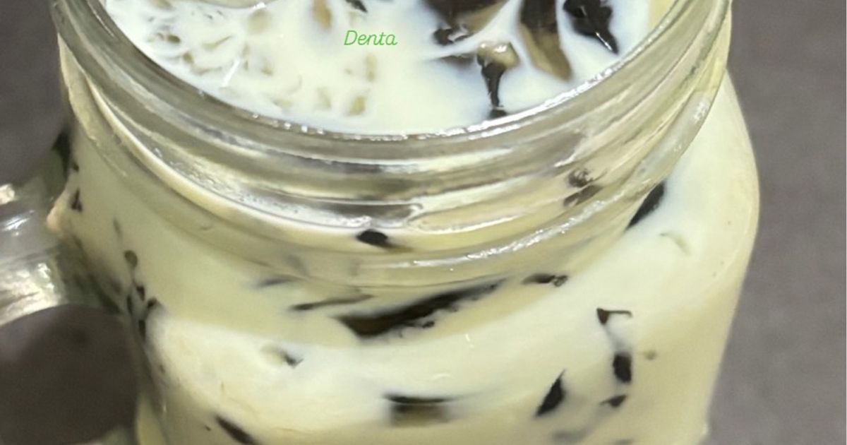 Resep 99. Matcha Latte Cincau (Dengan Stevia) oleh desika - Cookpad