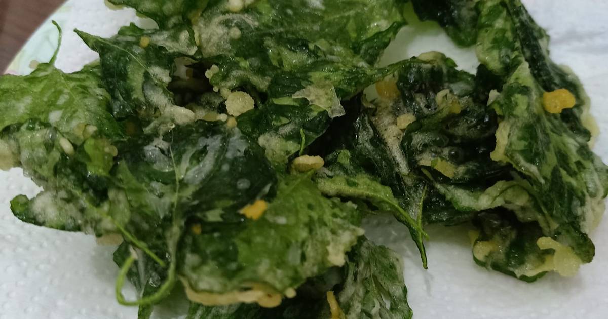 Resep Bayam crispy oleh icha marthianus - Cookpad