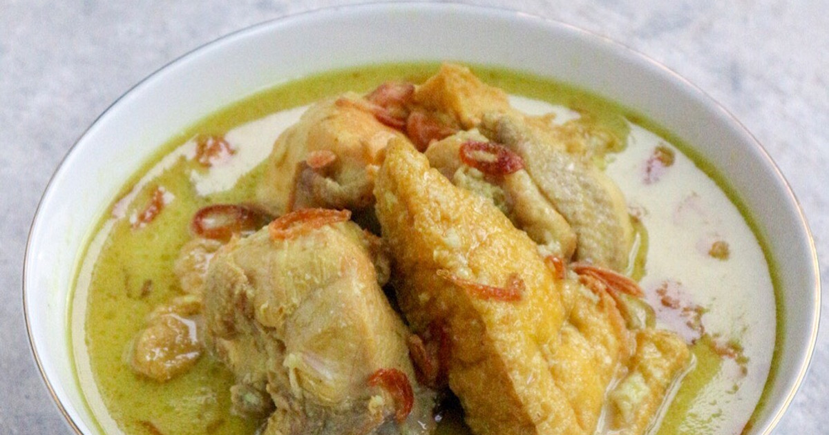 Resep Opor Ayam (Kuning) oleh Susana Gracia Cathrine - Cookpad