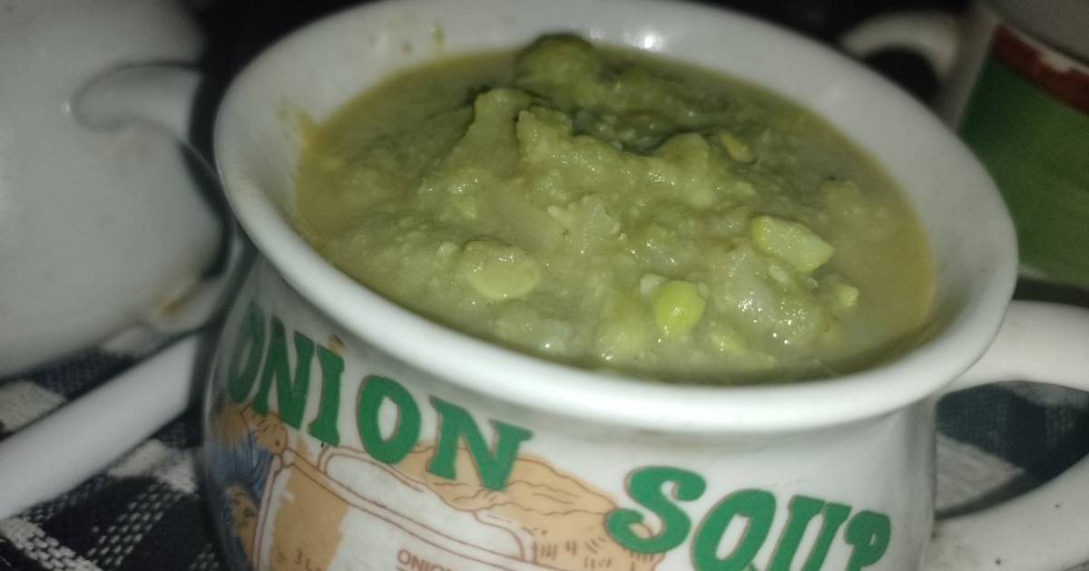 Sopa vegana de arvejas y puerro Receta de Vic Ottati 🌱- Cookpad