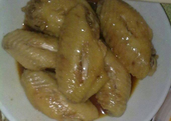 Resep Steam chicken wing with soy sauce oleh mamakia - Cookpad