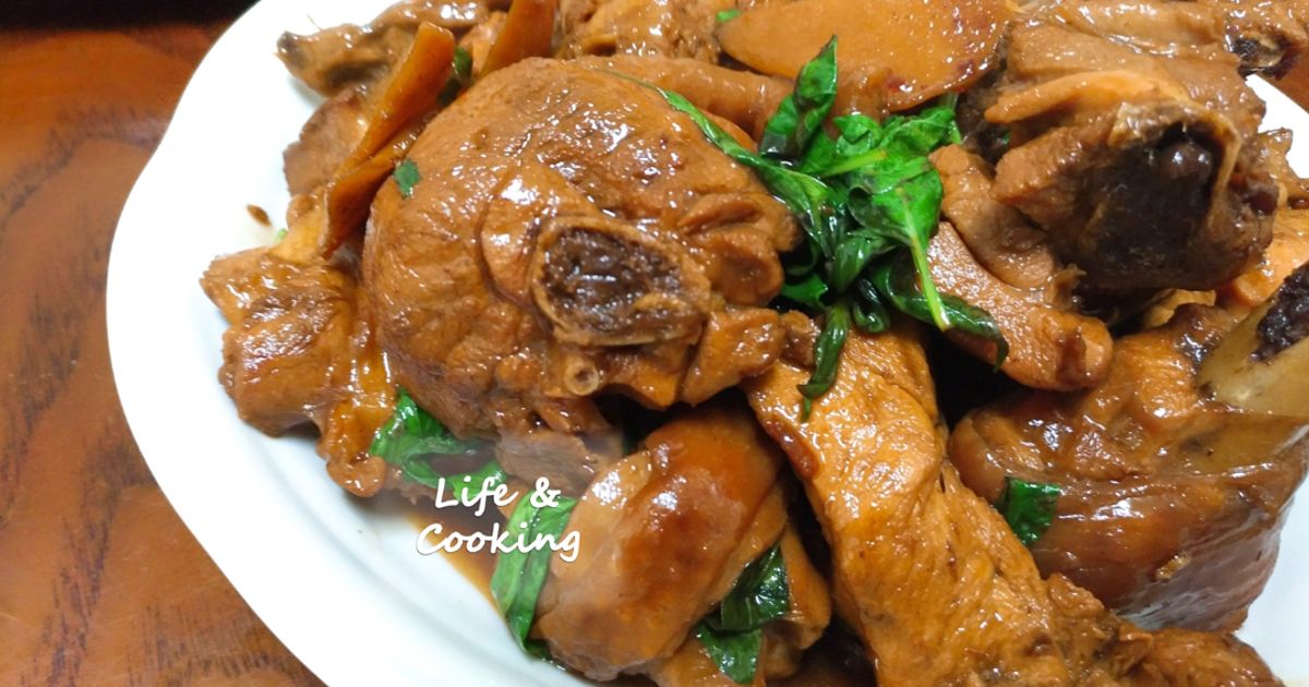 Three Cup Chicken (San Bei Ji) Homestyle Recipe Recipe By 原汁圓胃lin