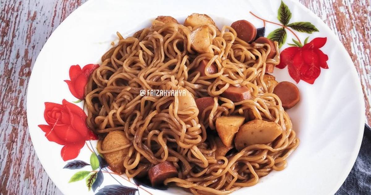 Resipi Mee goreng wantan ala chinese oleh Faizah Yahya(Mrs Peija) - Cookpad