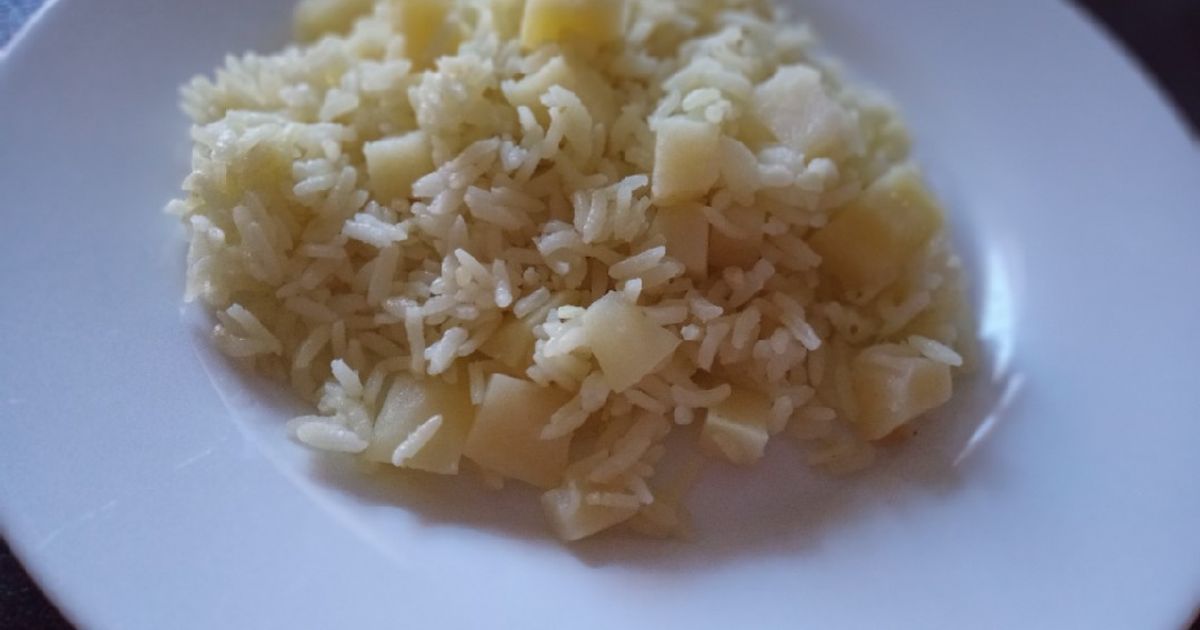 Arroz Con Papas Receta de Paola- Cookpad