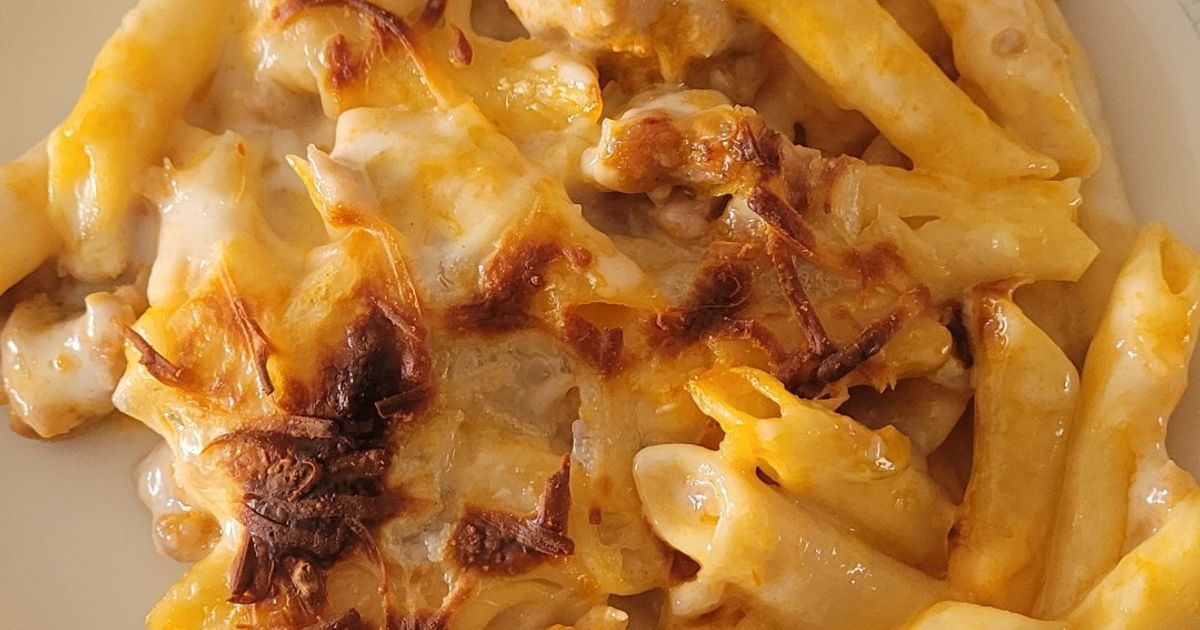 Quick Macaroni With Bechamel Recipe By Marisa Marcos Ortega