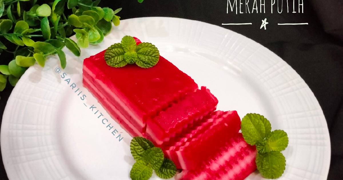 Resep Lapis Hunkwe Merah Putih oleh Sari's Kitchen - Cookpad