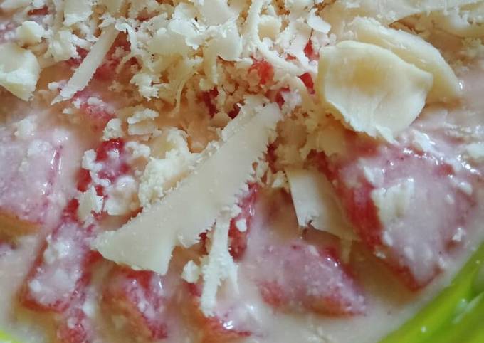 Resep Watermelon creamy cheese oleh Fatria Sanusi - Cookpad