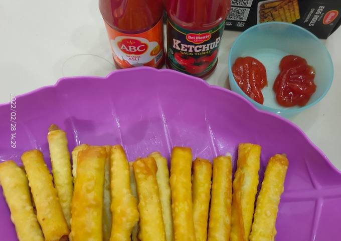 Resep 23. Pangsit isi sosis oleh trinis - Cookpad