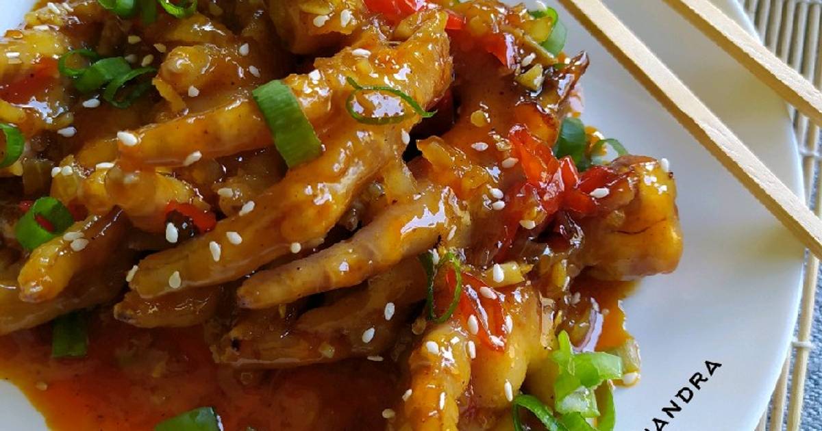 Resep Maeun Dakbal (Ceker Pedas ala Korea) oleh Bunda Qiandra - Cookpad
