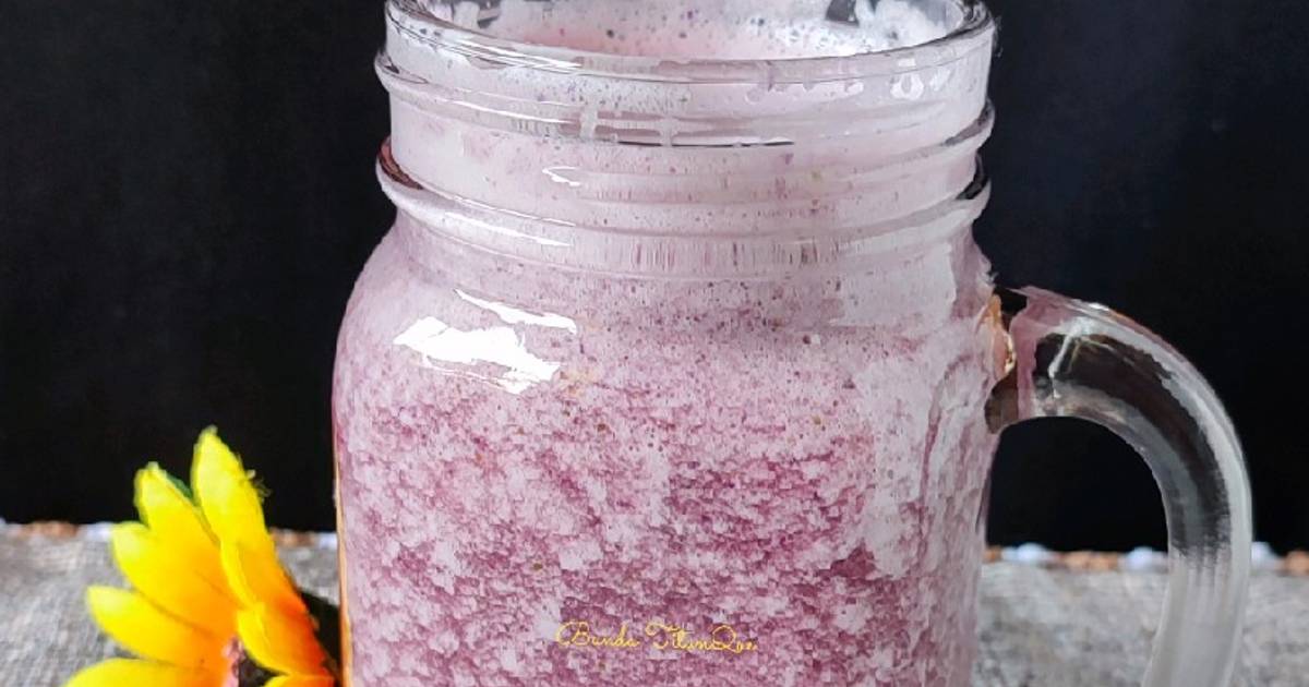 Resep Smoothies Kol Ungu Apel Timun oleh Bunda TitanQue - Cookpad
