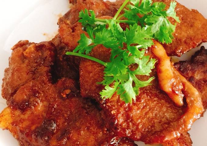 Cách Làm Món Sườn Cotlet chiên "giả nướng" của Liêu Xiêu Quán - Cookpad