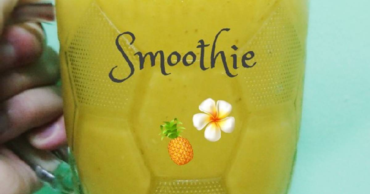 Cách Làm Món Mango mix Banana & Oatsmeal smoothie - Sinh tố Xoài ...