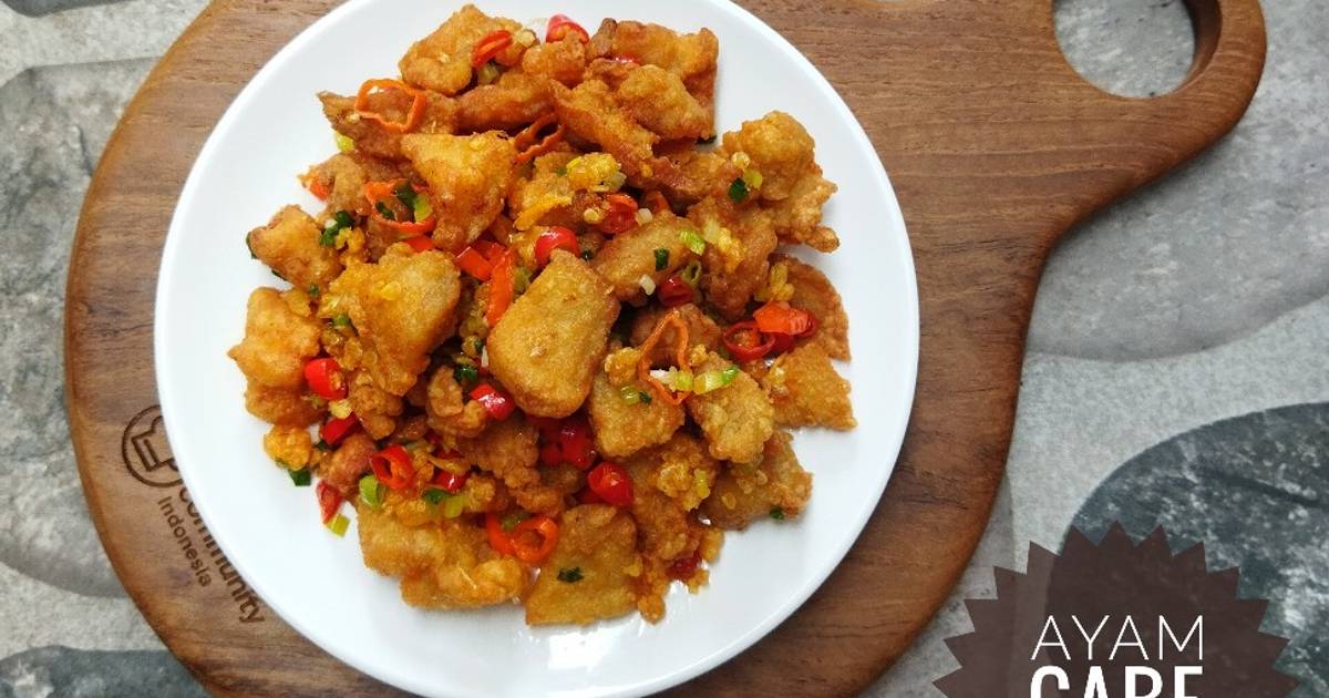 Resep Ayam Cabe Garam oleh Restu (Mommy Ano_ieL) - Cookpad