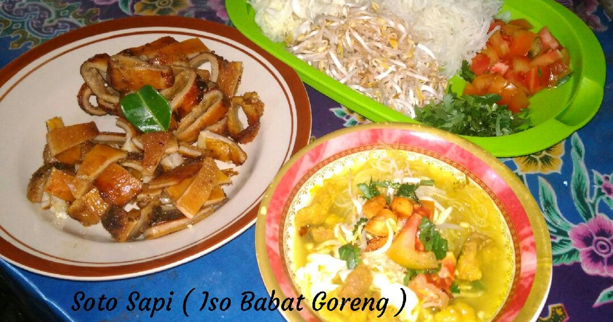 Resep Soto Sapi (Iso Babat Goreng) #Bikin Ramadan Berkesan oleh ...
