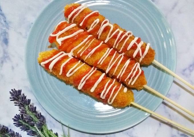 Resep Corn Dog Sosis oleh Dilla Wahab - Cookpad