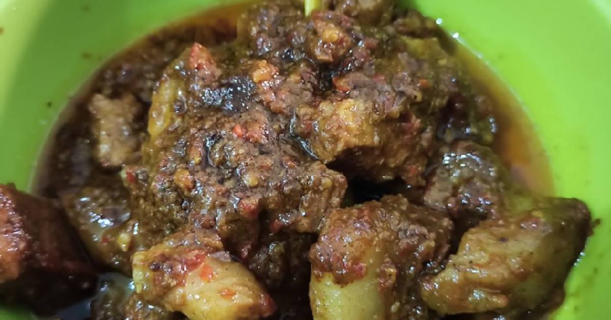 Resep Rendang babi tanpa kelapa parut oleh Joe Hanna Liong - Cookpad