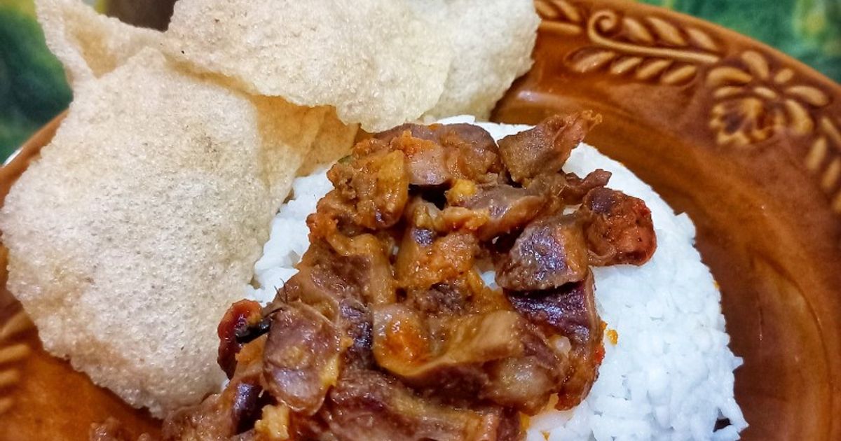Resep 923. Sambel Goreng Rempelo (Ampela Ayam) oleh Riris 😘 - Cookpad
