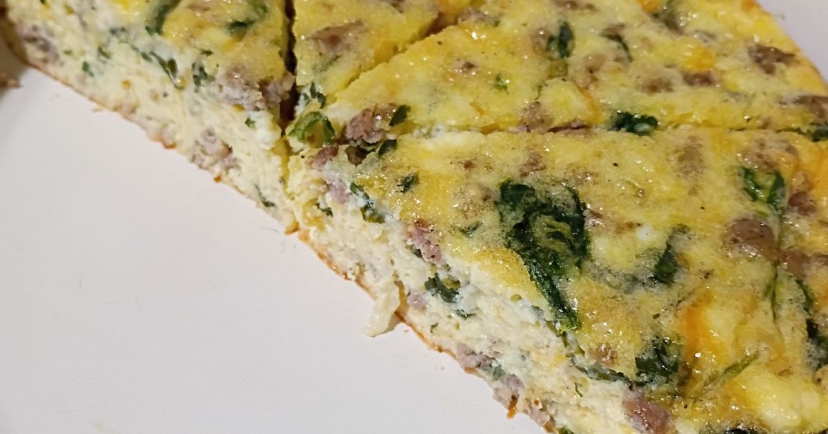 Jumbo Low Carb High Protein Crustless Breakfast Quiche Recipe By ...